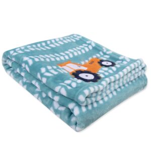 Baby Crib Blanket Set for Boys Truck Baby Nursery Construction Theme