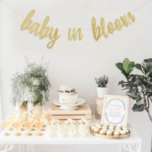 Baby in Bloom Banner - Baby in Bloom Shower, Baby Shower Decorations, Floral Theme Baby Shower Decorations, Flower Baby Shower Banner