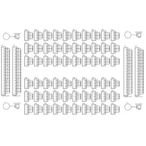 whiteeeen Solder-able or Less Breadboard Board Gold Plated Finish Proto Board PCB DIY Kit for Arduino (1/2 Solder-able (5pcs))