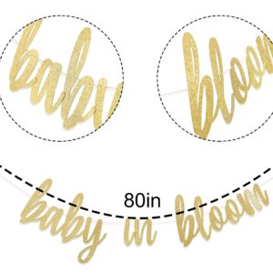 Baby in Bloom Banner - Baby in Bloom Shower, Baby Shower Decorations, Floral Theme Baby Shower Decorations, Flower Baby Shower Banner