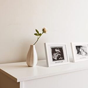 J.JOY Ultrasound photo frame plus newborn frame set wood