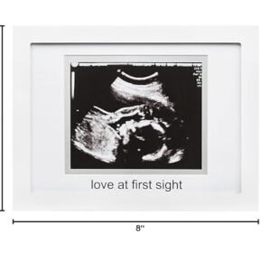 J.JOY Ultrasound photo frame plus newborn frame set wood