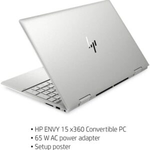 2022 Newest HP Envy x360 2-in-1 15.6" Touch-Screen Laptop, Intel Core i5-1135G7, Intel Iris Xe Graphics, 16GB DDR4 RAM, 1024GB PCIE SSD, Backlit Keyboard, Lightweight, Win 11 Home, Silver