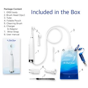 Bluereo G100 Electric Suction Toothbrush with Built in Water Suction and Sonic Vibration (EU Version)