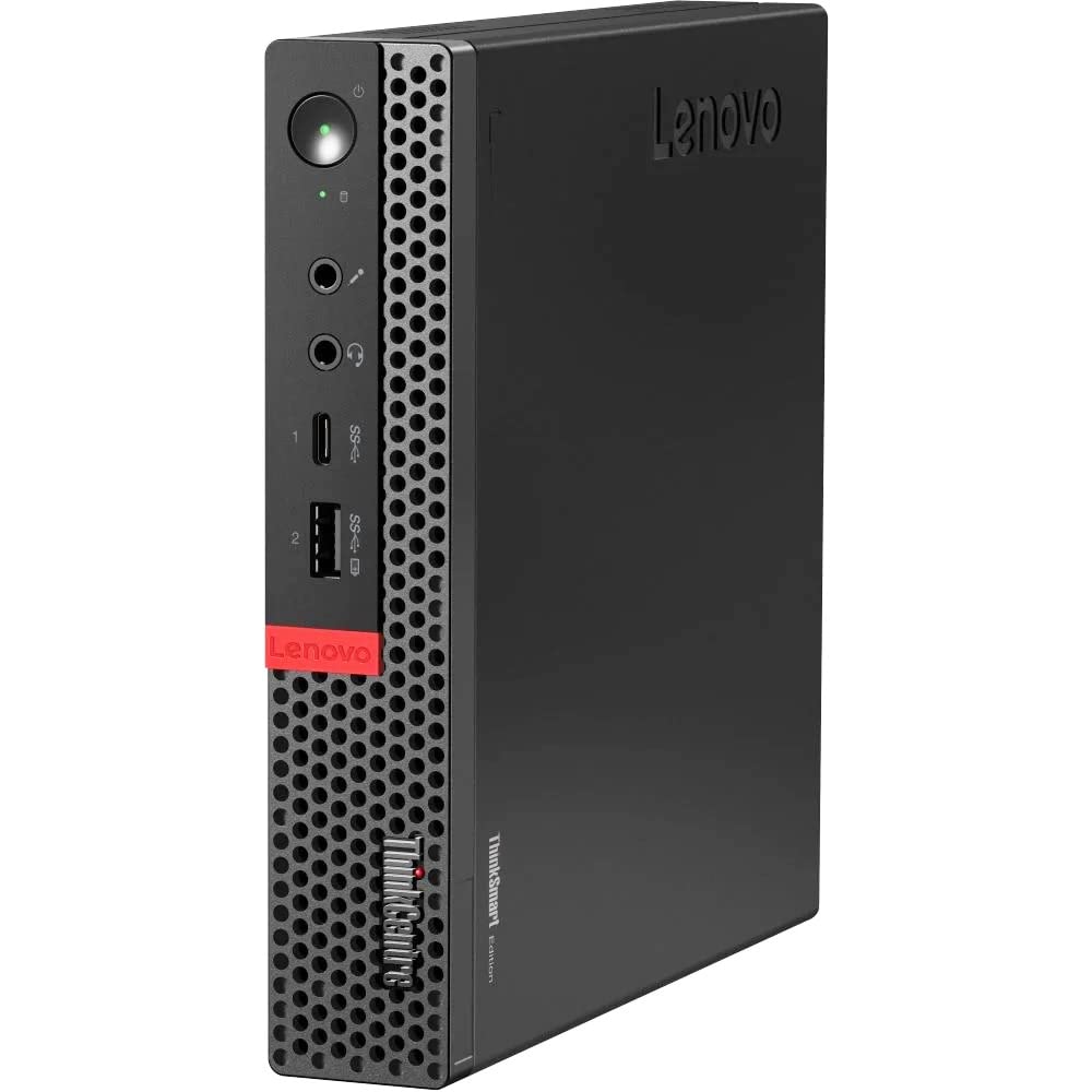 Lenovo ThinkCentre M920Q Tiny Desktop, Intel i5 8500T 2.1Ghz, 8GB DDR4, 512GB NVMe M.2 SSD, Windows 10 Pro (Renewed)