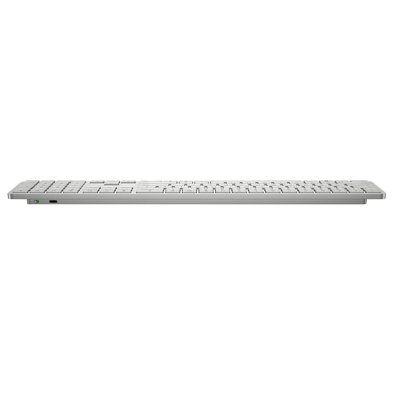 HP 970 Programmable Wireless Keyboard (Silver) - Bluetooth & 2.4 GHz Wireless Multi-Device Connectivity - USB-C Rechargeable Battery - 24 Programmable Keys - Works with Windows & MacOS (3Z729AA#ABA)