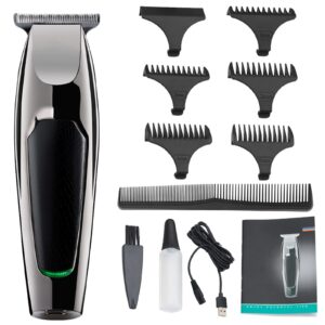 xzlcds hair clippers for men self-cut compact personal haircutting kit with whisper quiet operation, adjustable taper lever, and 6 hair clipper guards for clipping, trimming & personal grooming