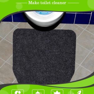 SENCHO GINSYTALIOR 10 Pack Urinal Mats Commercial Eliminating Odor,Urinal Floor Mats,Disposable Toilet Pads for Floor Urine,Splash Mat Pee Pad Black,for Men’s Bathroom,Urine, Restroom