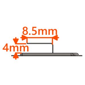 Hidden Fastener for Tongue and Groove Boards - 50ft2 Coverage - Box of 100x Including Screws