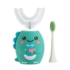 yeklike kids electric toothbrushes, u shaped ultrasonic toothbrush,rechargeable kids toothbrush w/smart timer, sonic toothbrush k10 （2-7y）…