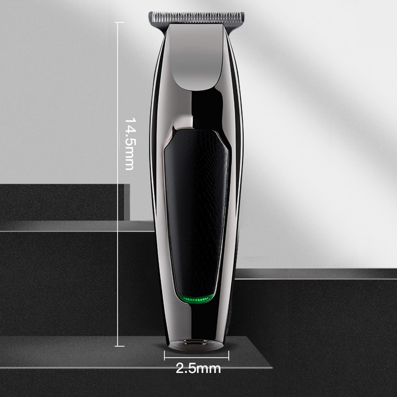 XZLCDS Hair Clippers for Men Self-Cut Compact Personal Haircutting Kit with Whisper Quiet Operation, Adjustable Taper Lever, and 6 Hair Clipper Guards for Clipping, Trimming & Personal Grooming