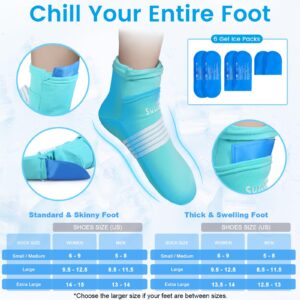 SuzziPad Cold Therapy Socks & Hand Ice Pack Cold Gloves for Chemotherapy Neuropathy, Chemo Care Package for Women and Men, Ideal for Plantar Fasciitis, Carpal Tunnel, S/M