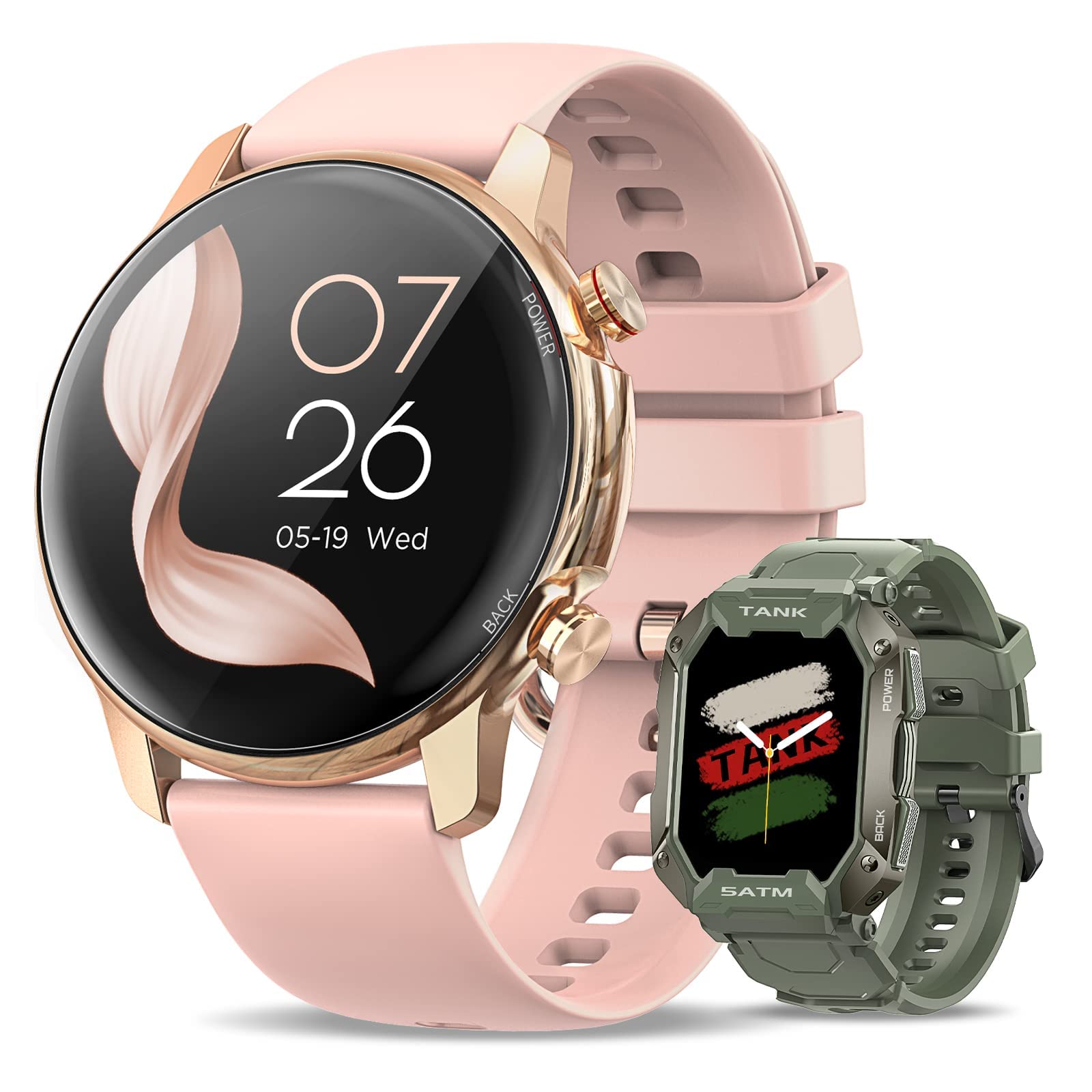 KOSPET SmartWatchTANK-Green+Magic 4-Pink