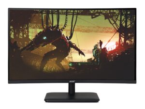 acer ed270r sbiipx 27" 1500r curved zero-frame full hd (1920 x 1080) gaming monitor with amd freesync technology | 165hz | 5ms (g to g) | display port & 2 x hdmi 1.4 ports