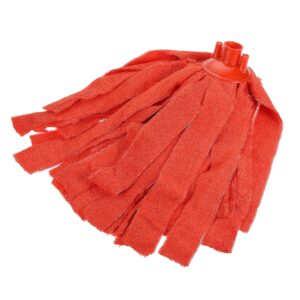 meccanixity microfiber cloth mop heads replacement 31cm length for wet/dry mop floor cleaning pads, red