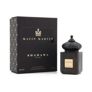 matin martin shahama - perfume for men - oriental men's fragrances with fruity and spicy notes - long-lasting men perfume - travel size - 3.4 oz