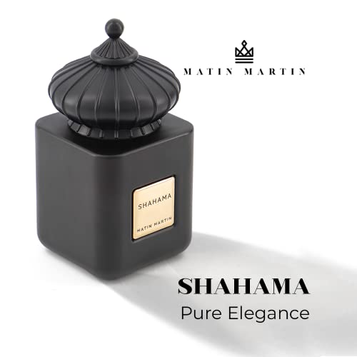 MATIN MARTIN Shahama - Perfume for Men - Oriental Men's Fragrances with Fruity and Spicy Notes - Long-Lasting Men Perfume - Travel Size - 3.4 oz