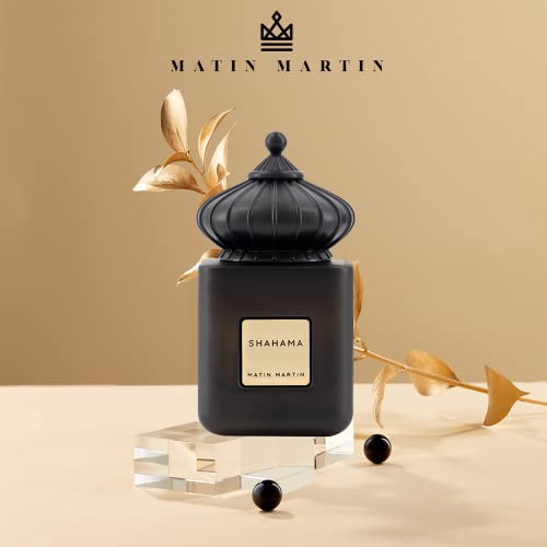 MATIN MARTIN Shahama - Perfume for Men - Oriental Men's Fragrances with Fruity and Spicy Notes - Long-Lasting Men Perfume - Travel Size - 3.4 oz