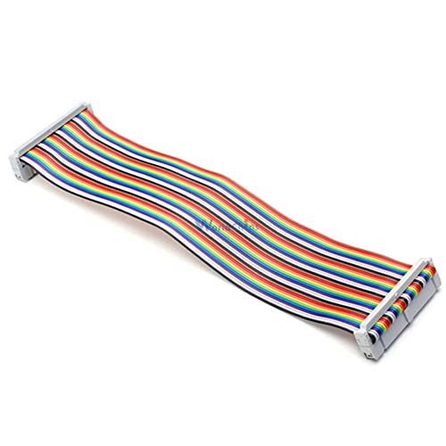 20cm 40 PIN Way GPIO Rainbow Ribbon Cable for Raspberry Pi Model B/Model B+