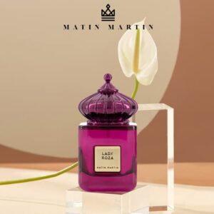 MATIN MARTIN Lady Roza - Arabian Perfume for Women - Floral Womens Perfume with Rose, Cedar and Cashmeran Notes - Long-Lasting Travel Perfume - 3.4 oz