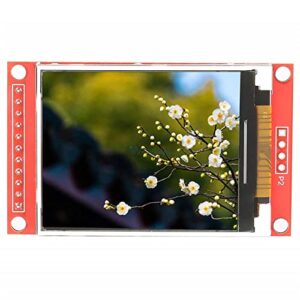 2.0 inch 176x220 uart tft lcd display module ili9225 spi interface colorful screen serial port support 3/5.5v power supply 4 io