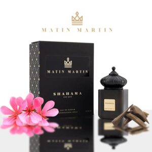 MATIN MARTIN Shahama - Perfume for Men - Oriental Men's Fragrances with Fruity and Spicy Notes - Long-Lasting Men Perfume - Travel Size - 3.4 oz