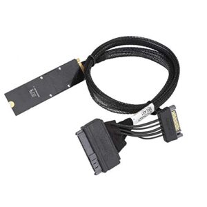 sf-8639 connecting ssd adapter cable, u.2 to m.2 cable for intel/intel p4510 p3500 p3600 750 series p3700 series 900 p3520 u.2 nvme ssd