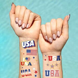 xo, Fetti Fourth of July Decorations Tattoos - 70 styles | Red White and Blue Party Supplies, 4th of July, USA Flag, Memorial Day