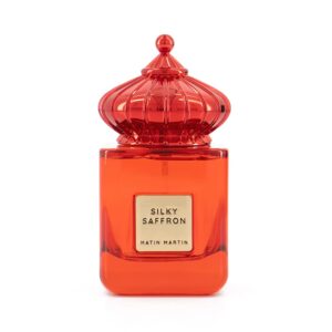 Matin Martin Silky Saffron - Woody Spicy Unisex Travel Perfume with Saffron and Leather Notes - Perfume for Men - Arabian Perfume for Women - 3.4 oz