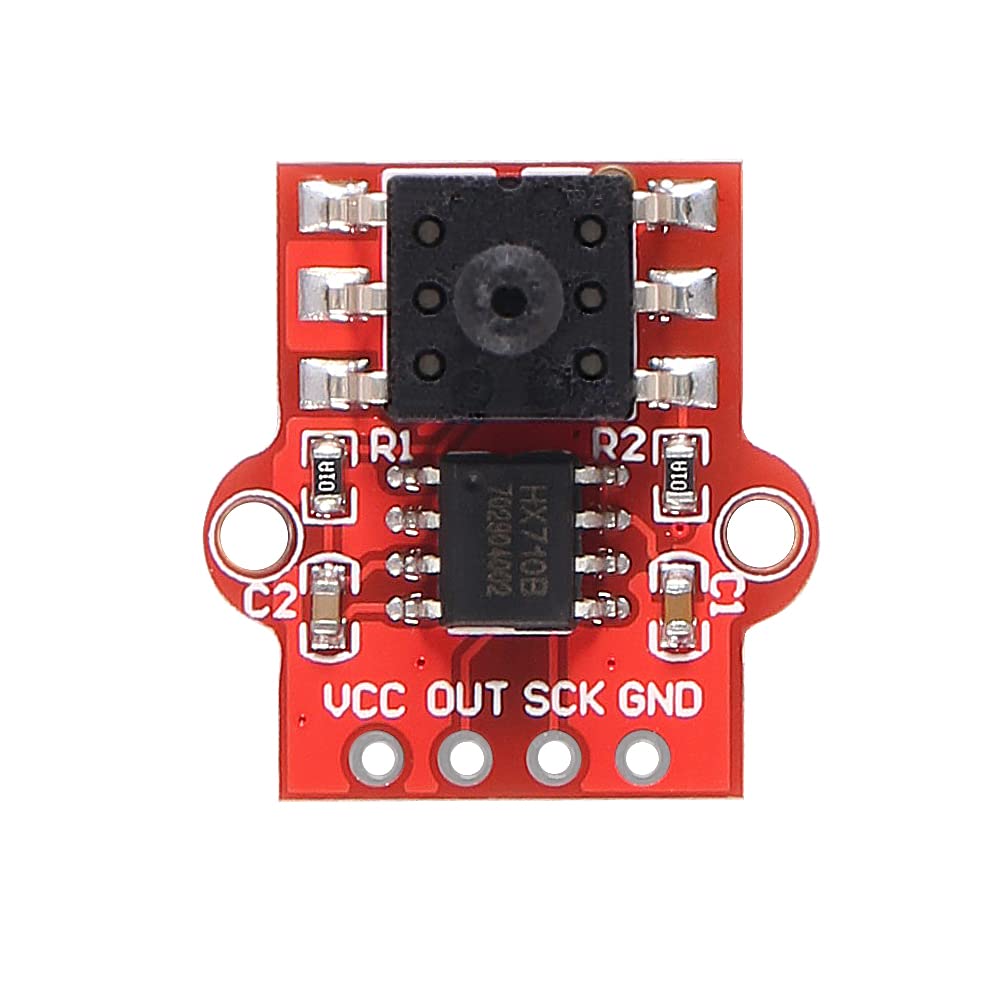 4Pcs 3.3-5V Digital Barometric Air Pressure Sensor Module Liquid Water Level Controller Board 0-40KPa, Air Pressure Sensor Connect 2.5mm Soft Tube