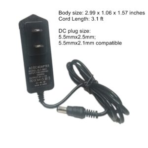 Universal 6V 1A Adapter Power Supply 100-240V AC to DC 6Volt 1000mA 6V 1Amp Transformer 2.1mm X 5.5mm Plug