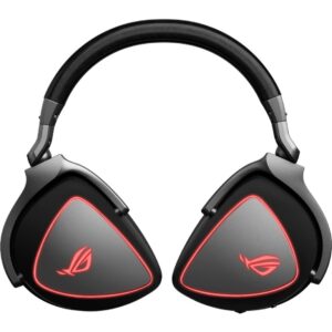 ASUS ROG Delta Origin Gaming Headset | Discord Certified Microphone, USB-C, Customizable LED Lighting, Compatible with Laptop, Nintendo Switch, Gaming Consoles, Smartphones and Smart Devices