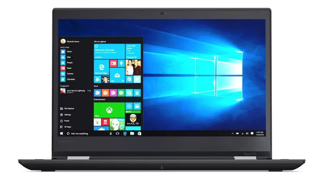 Lenovo ThinkPad Yoga 370 Touchscreen 13.3" Laptop, Intel Core i7, 8GB RAM, 256GB SSD, Win10 Pro (Renewed)