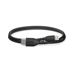 rØde sc21 usb-c to lightning cable (30cm, black)