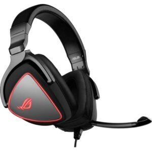 ASUS ROG Delta Origin Gaming Headset | Discord Certified Microphone, USB-C, Customizable LED Lighting, Compatible with Laptop, Nintendo Switch, Gaming Consoles, Smartphones and Smart Devices