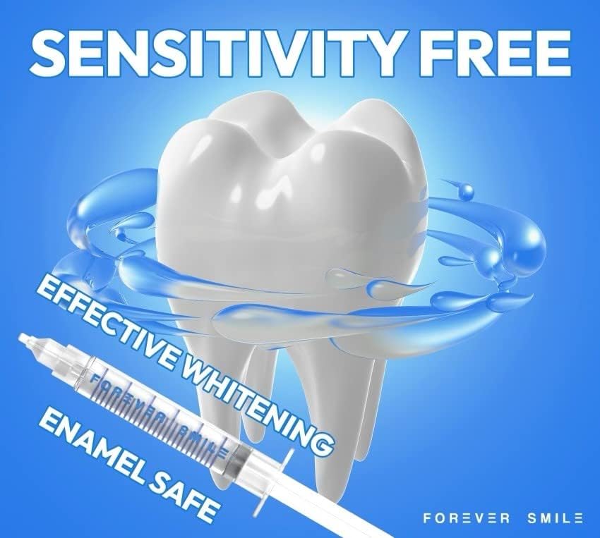 Forever Smile 5X LED Teeth Whitening Kit for Sensitive Teeth. Complete and Effective at Home Teeth whitening kit.