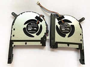 new laptop cpu & gpu cooling fan compatible with asus tuf fx705 fx705g fx705gm fx86 fx86sm fx505 fx505g fx95g