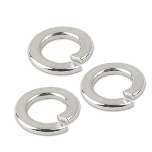 fastener tree m10 split lock washers, 304 stainless steel spring lock washer for bolts 50pcs