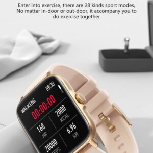 Smart Watches 1.70in Full Touchscreen IP67 Waterproof Womens Smartwatch Answer Calls Activity Tracker for Women Fitness Tracker for Android iOS