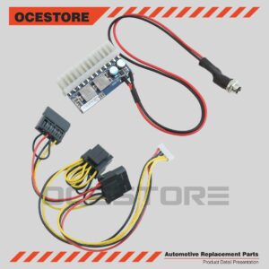 OCESTORE DC 12V 160W 24Pin for ATX Switch Pico PSU Car Auto Mini ITX High Power Supply Module ATX Power Switch Cable.