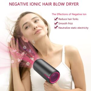 Xpoliman Corded Electric Grey Hair Dryer