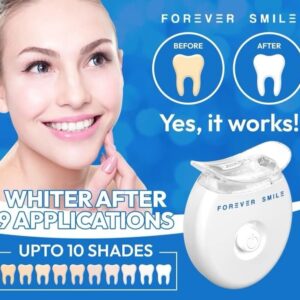 Forever Smile 5X LED Teeth Whitening Kit for Sensitive Teeth. Complete and Effective at Home Teeth whitening kit.