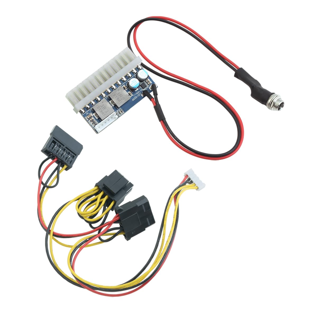 OCESTORE DC 12V 160W 24Pin for ATX Switch Pico PSU Car Auto Mini ITX High Power Supply Module ATX Power Switch Cable.