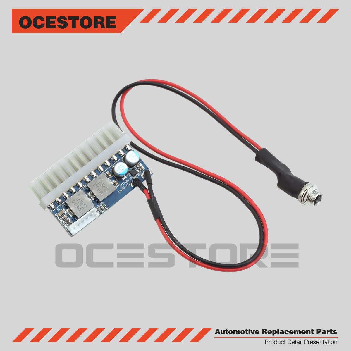 OCESTORE DC 12V 160W 24Pin for ATX Switch Pico PSU Car Auto Mini ITX High Power Supply Module ATX Power Switch Cable.