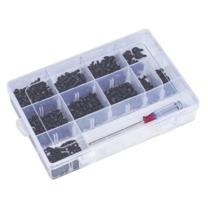 736 Pcs Personal Computer Spacer Screws Standoffs M3 M5 Head Assortment Kit for 2.5" SSD, Hard Drive, Computer Case, Motherboard, Fan Power Graphics