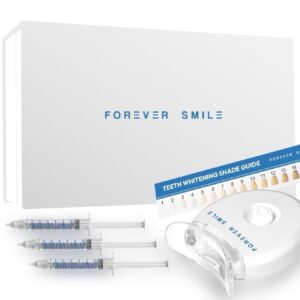 Forever Smile 5X LED Teeth Whitening Kit for Sensitive Teeth. Complete and Effective at Home Teeth whitening kit.