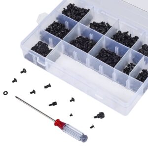 736 Pcs Personal Computer Spacer Screws Standoffs M3 M5 Head Assortment Kit for 2.5" SSD, Hard Drive, Computer Case, Motherboard, Fan Power Graphics