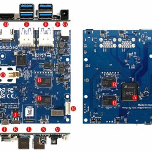 ODROID N2+ Single Board Computer (SBC) (2GB) with 12v 2a Power Supply