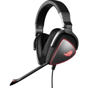 asus rog delta origin gaming headset | discord certified microphone, usb-c, customizable led lighting, compatible with laptop, nintendo switch, gaming consoles, smartphones and smart devices