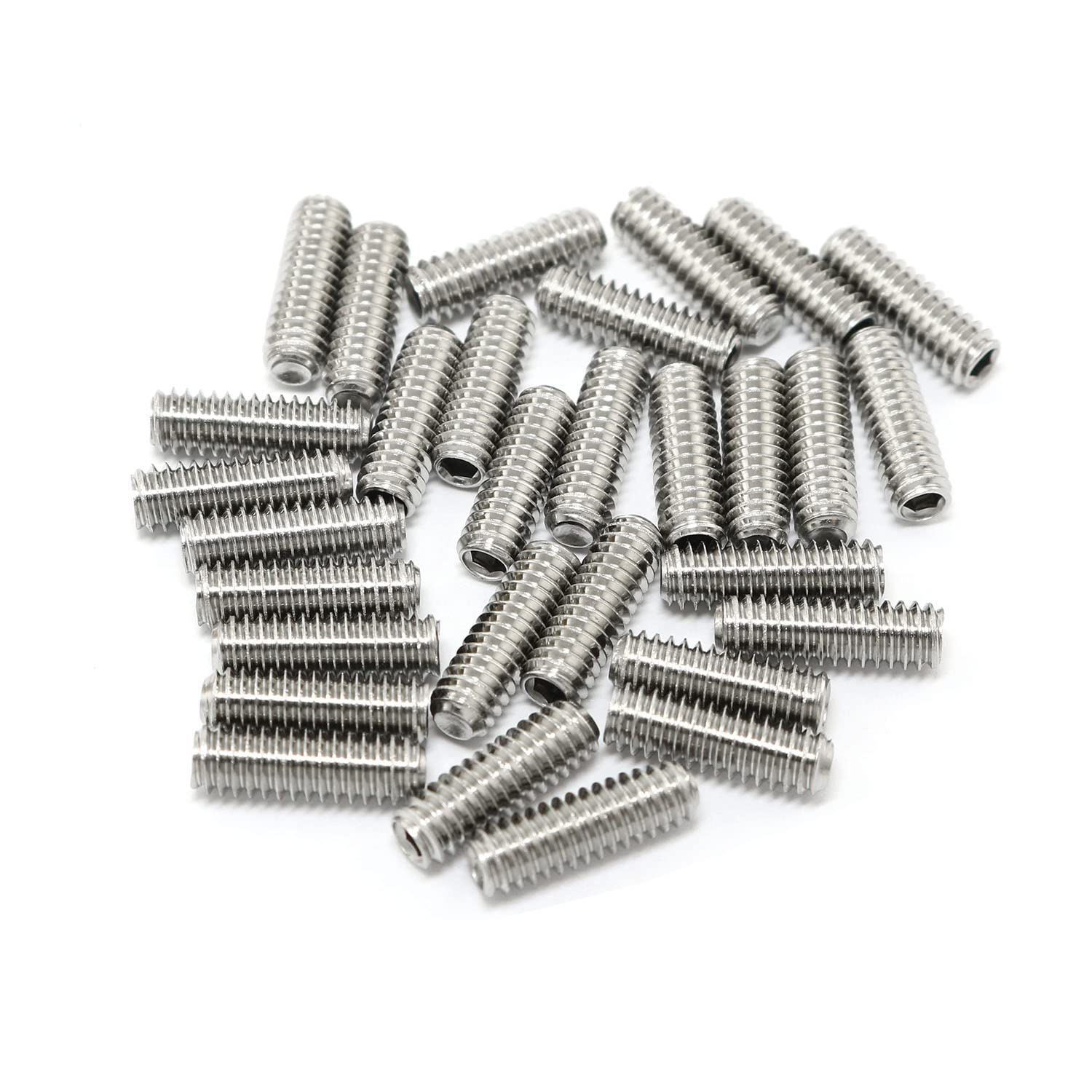 Pro Bamboo Kitchen 30pcs Socket Set Screws Stainless Steel American Standard Machine Headless Screw 8-32 x 1/2"